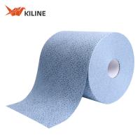 China Car Cleaning Lint Free Oil Absorbention 100% PP Blue Color Industrial Cleaning Cloth for sale