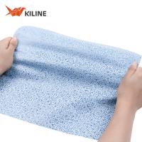 China Car Cleaning Lint Free Oil Absorbention 100% PP Blue Color Industrial Cleaning Cloth for sale