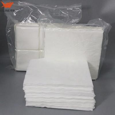 China Lint Free Laser Cut 110gsm 9*9inch Wiper Polyester Cleanroom Wiper for Lab Equipment Cleaning for sale