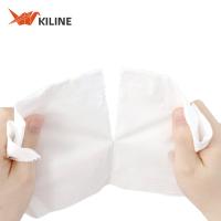 China Bathroom Hygienic White Toilet Wipe Clean Paper Rolls 50gsm/Roll for sale