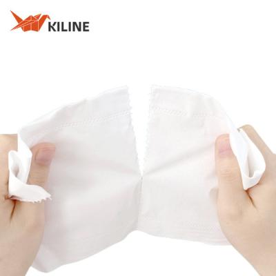 China Bathroom Hygienic White Toilet Wipe Clean Paper Rolls 50gsm/Roll for sale