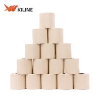 China 100gsm Bamboo Toilet Paper 10 Rolls Brown Eco Friendly for sale