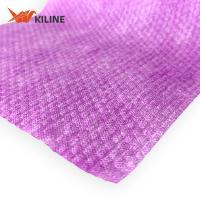 China Purple Disposable Dish Washing Cloths In Roll Wood Pulp And PP Dusting Cloths 55gsm for sale