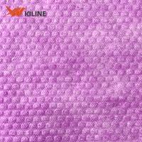 China Disposable Household Cleaning Cloths Purple Color Wood Pulp PP Material 55gsm for sale