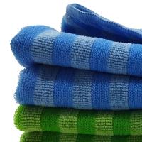 China Custom 40*40cm 25*25cm Recycled Polyester Cleaning Microfiber Towel Cleaning Cloth For Kitchen for sale