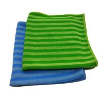 China Custom 40*40cm 25*25cm Recycled Polyester Cleaning Microfiber Towel Cleaning Cloth For Kitchen for sale