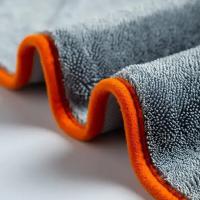 China Microfiber 40*60cm 600 Gsm Wash Car Care Microfibre Detailing Auto Micro Fiber Cloths Cleaning Twisted Loop Drying Towels for sale