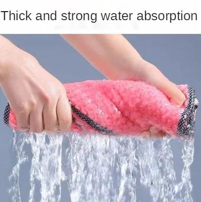 China KILINE Wholesale Dishcloth Kitchen Rag Non-stick Oil Thickened Table Brushing Bowl for sale