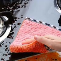 China KILINE Kitchen Daily Dish Towel, Kitchen Rag Non-stick Oil Thickened Table Cleaning Cloth for sale