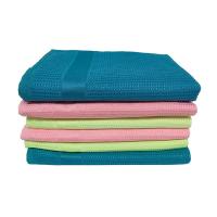 China KILINE Magic Microfiber Waffle 40x60cm Absorbent Cloth Lint Free Waffle Kitchen Towel Reusable Multi-purpose Kitchen Weave Towel for sale