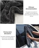 China KILINE Wholesale High Quality 600GSM-1400GSM Dual Pile Layered Twisted Loop Microfiber Quick-Dry Drying Towel for sale