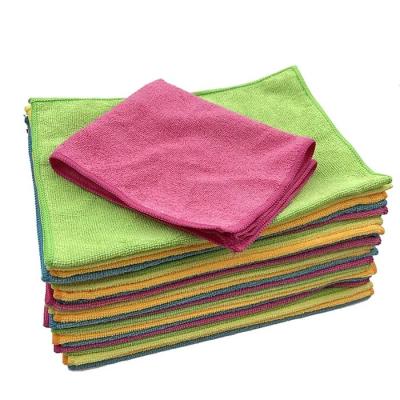 China KILINE Best Selling All-Purpose Cleaning Dish Towels Reusable Microfibre Celeaning Cloth Colorful Quick Drying Rags for sale