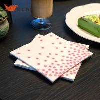 China Holiday Decor Disposable Party Napkins West Theme Paper Guest Towels 36gsm for sale
