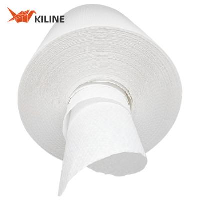 China Toilet Wood Pulp Center Pull Commercial Paper Towel Flushable 2 Ply For Spill Wiping for sale