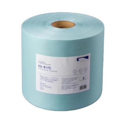 China Eco-Friendly 80-89gsm Industrial Wipes and Oil Absorbent Wipe Cloth with 750sheets/Roll Packing for sale