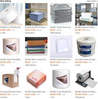 China Reusable Wood Pulp Industrial Cleaning Paper Wipe in 23x40cm/sheet Jumbo Roll for sale