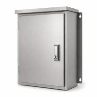 China Stainless Steel Wall Mount Outdoor Electrical Enclosure Assembly For Low Voltage Circuit for sale