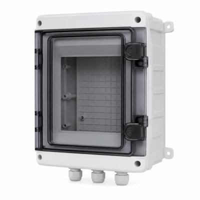 China IP65 Waterproof Distribution Box Outdoor Electrical Enclosure Assembly For Garden PV Monitor for sale