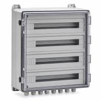 China Large Capacity Transparent Cover Custom Power Distribution Box Waterproof For Harsh Environments for sale