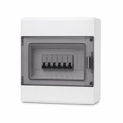 China Surface Mount Home Small Distribution Panel Assembly Space Saving With Circuit Protection for sale