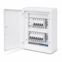 China ABS Plastic Surface Mount Small Distribution Panel Assembly For Modern Homes for sale