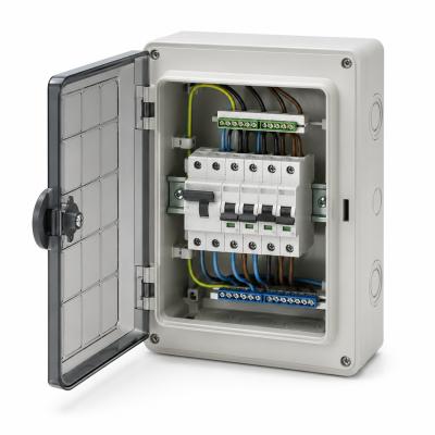 China Easy Install Small Distribution Panel Assembly Residential Electrical Enclosure For Safe Wiring for sale