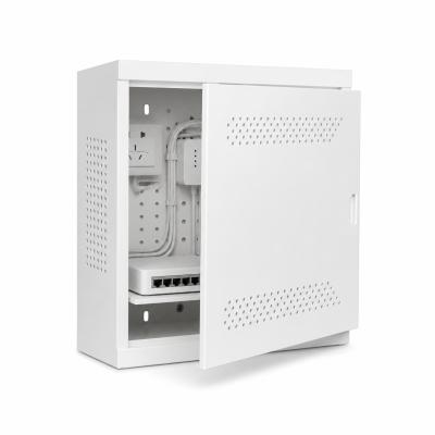 China Surface Mount ABS Distribution Box Assembly Easy Installation Home Network Organizer Box for sale
