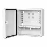 China IP54 Multimedia Distribution Box ABS Wall Mount Home Network Cable Enclosure for sale