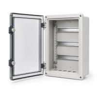 China Impact Resistant Solid Industrial Distribution Box With Transparent Visible Door for sale