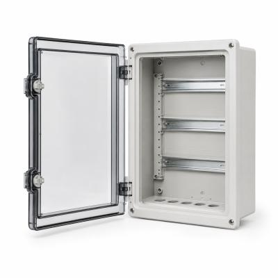 China Impact Resistant Solid Industrial Distribution Box With Transparent Visible Door for sale