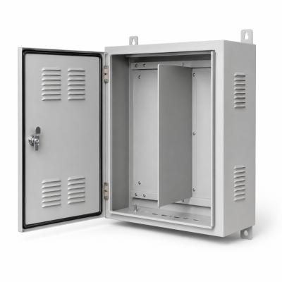 China Ventilated Heat Dissipation Industrial Distribution Box With Inner Separation Board for sale