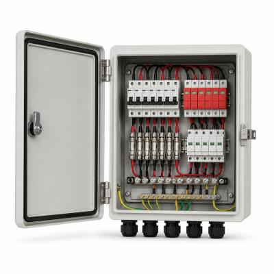 China IP65 IP66 Weatherproof Solar Combiner Box With 1500V DC Compatibility Class II Double Insulation for sale