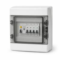 China Leakage Protection Flame Retardant EV Charger Consumer Unit With Transparent Inspection Cover for sale