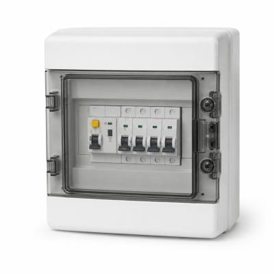 China Leakage Protection Flame Retardant EV Charger Consumer Unit With Transparent Inspection Cover for sale