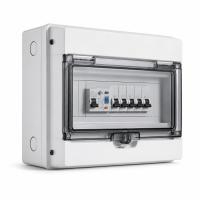China Leakage Protection Flame Retardant EV Charger Consumer Unit With Transparent Inspection Cover for sale