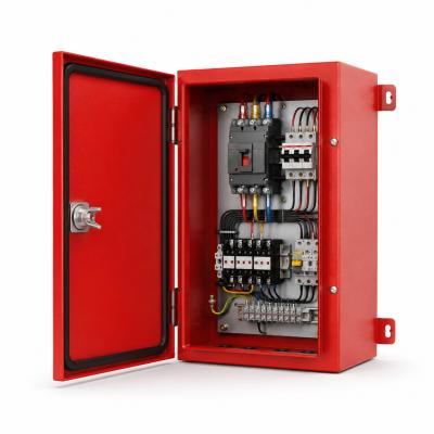 China Overload Protected Fire Electrical Control Box Enclosures With Internal Safety Circuit Design for sale