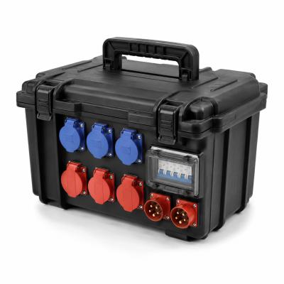 China Reinforced Impact Resistant Portable Distribution Box With Thickened Plastic Housing for sale