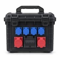China Reinforced Impact Resistant Portable Distribution Box With Thickened Plastic Housing for sale