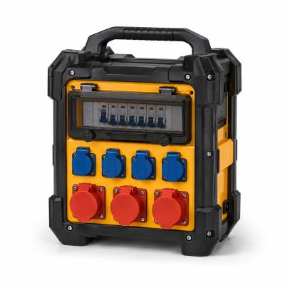 China Heavy Duty Anti Fall Portable Distribution Box For Industrial Job Site Application for sale