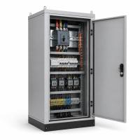 China Secure Lockable Modular Custom Distribution Cabinet Assembly Low Noise For Warehouse Power Supply for sale