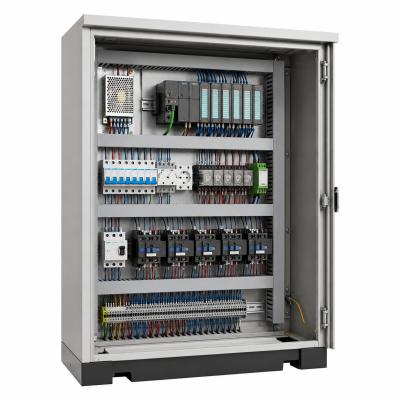 China Short Circuit Protected Dustproof PLC Box Electrical Assembly For Mechanical Processing Workshop for sale