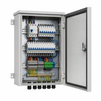 China Surface Mount Outdoor Distribution Panel Assembly UV Resistant Electrical Wiring Cabinet for sale