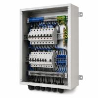 China Surface Mount Outdoor Distribution Panel Assembly UV Resistant Electrical Wiring Cabinet for sale