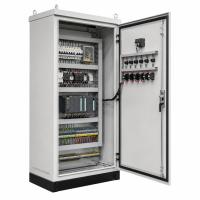China Short Circuit Protected Dustproof PLC Control Cabinet Assembly For Mechanical Processing Workshop for sale