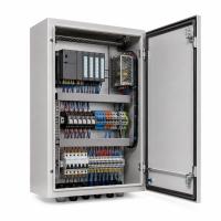 China Easy Programming Compact Layout PLC Control Cabinet Assembly For Packaging Production Equipment for sale