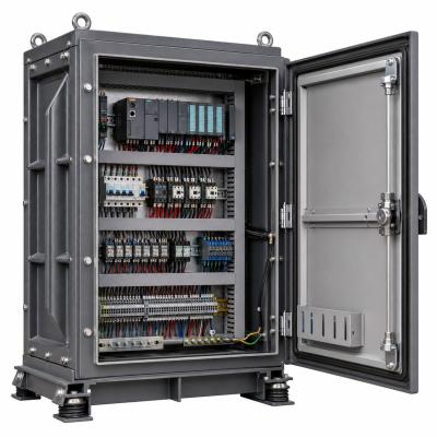 China Secure Lock Anti Vibration PLC Cabinet Assembly For Mining Automatic Control System for sale