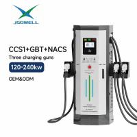 China DC Fast EV Charging CCS2 GBT Chademo NACS 480kw in Shopping mall public charging station of OCPP, Two Years Warranty for sale