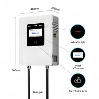 China Hipech DC Over 20-40kW New EV Charger for Bus and Truck Fleet OCPP CCS2 GBT Smart Control High Power for sale