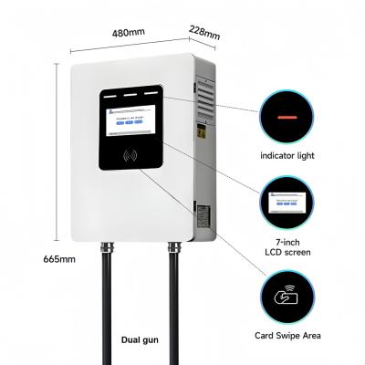 China Hipech DC Over 20-40kW New EV Charger for Bus and Truck Fleet OCPP CCS2 GBT Smart Control High Power for sale
