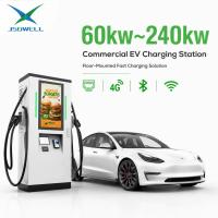 China Jsowell New DC Electric Car Public EV Charging Station with Advertising Screen OCPP Commercial CCS2 Chademo 60/120/160kW EV Charger for sale